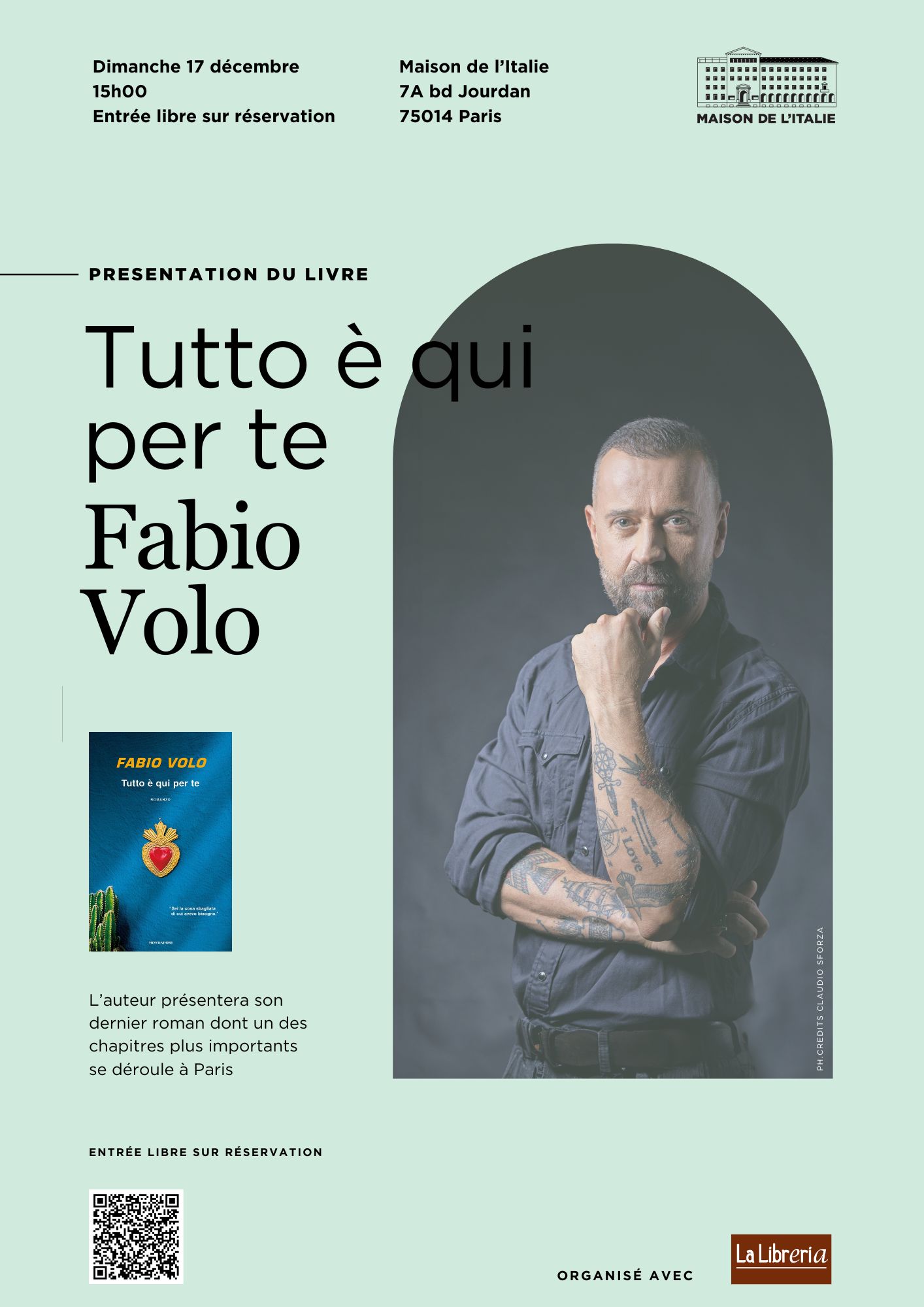 Fabio Volo alla Maison de l’Italie – Maison de l'Italie