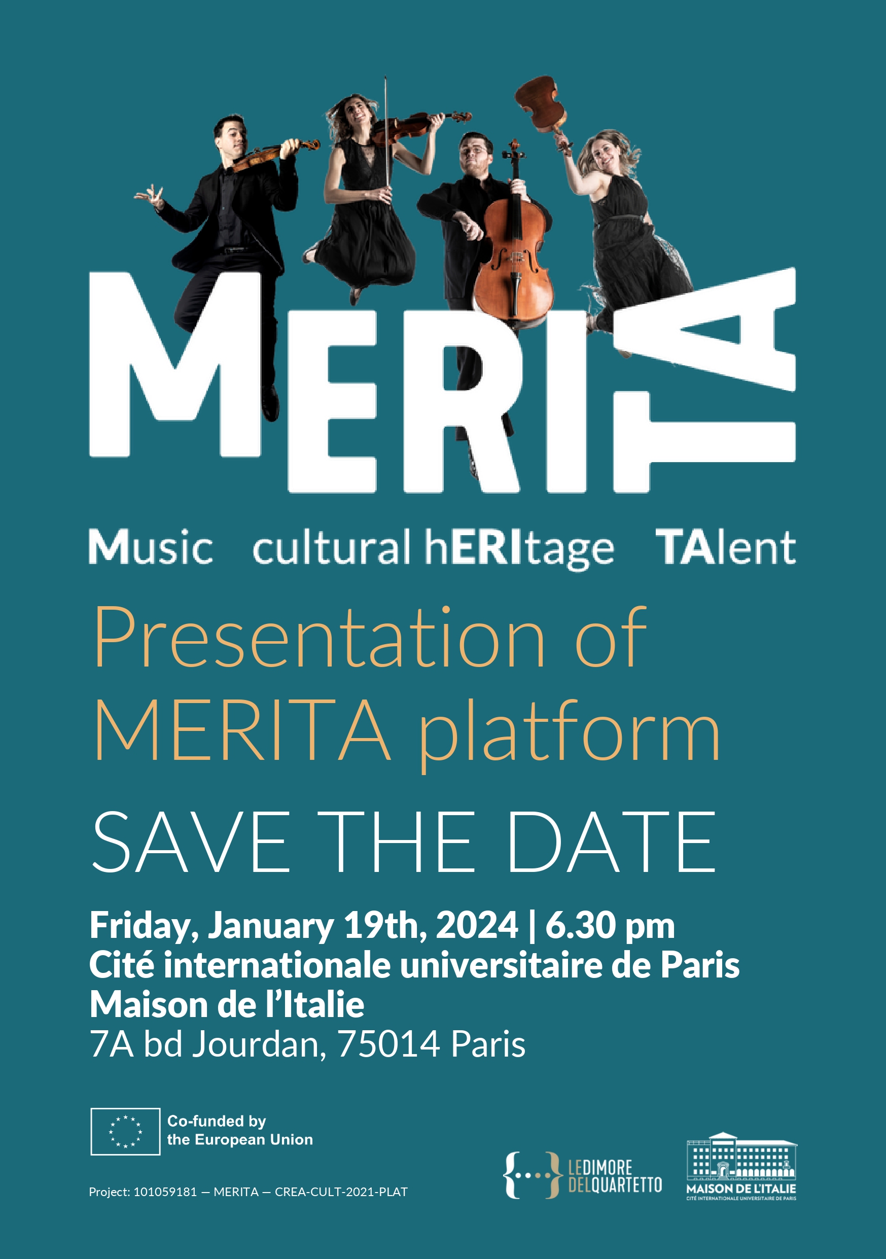 Music cultural heritage talent – 19/01/2024 – Maison de l'Italie